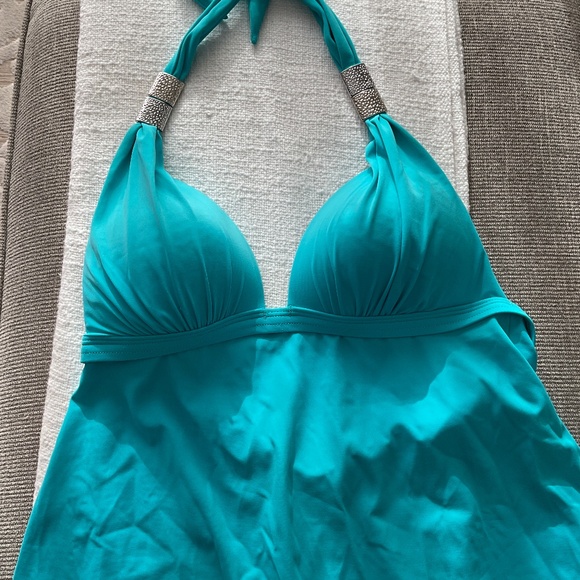 VENUS | Swim | Venus Aqua Tankini With Silver Accents | Poshmark